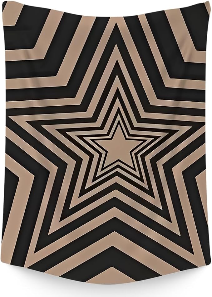 Amazon.com: FADALO Downtown Girl Y2k Picture Tapestry,Aesthetic Geometric Stars Tapestry,Vintage ...