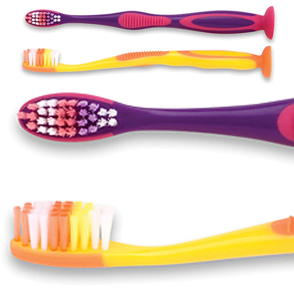 Amazon.com: Practicon 7045252 SmileGoods Y311 Child Toothbrushes (Pack ...
