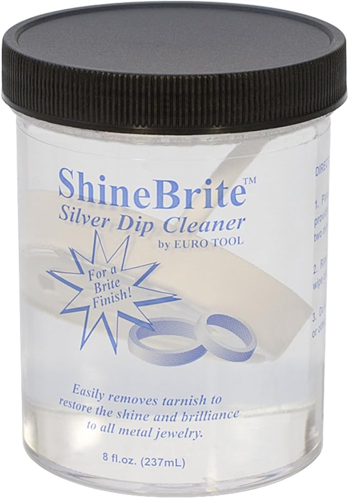 Amazon.com: ShineBrite Silver Dip Cleaner - 8 Ounce | CLN-850.01 : Arts ...
