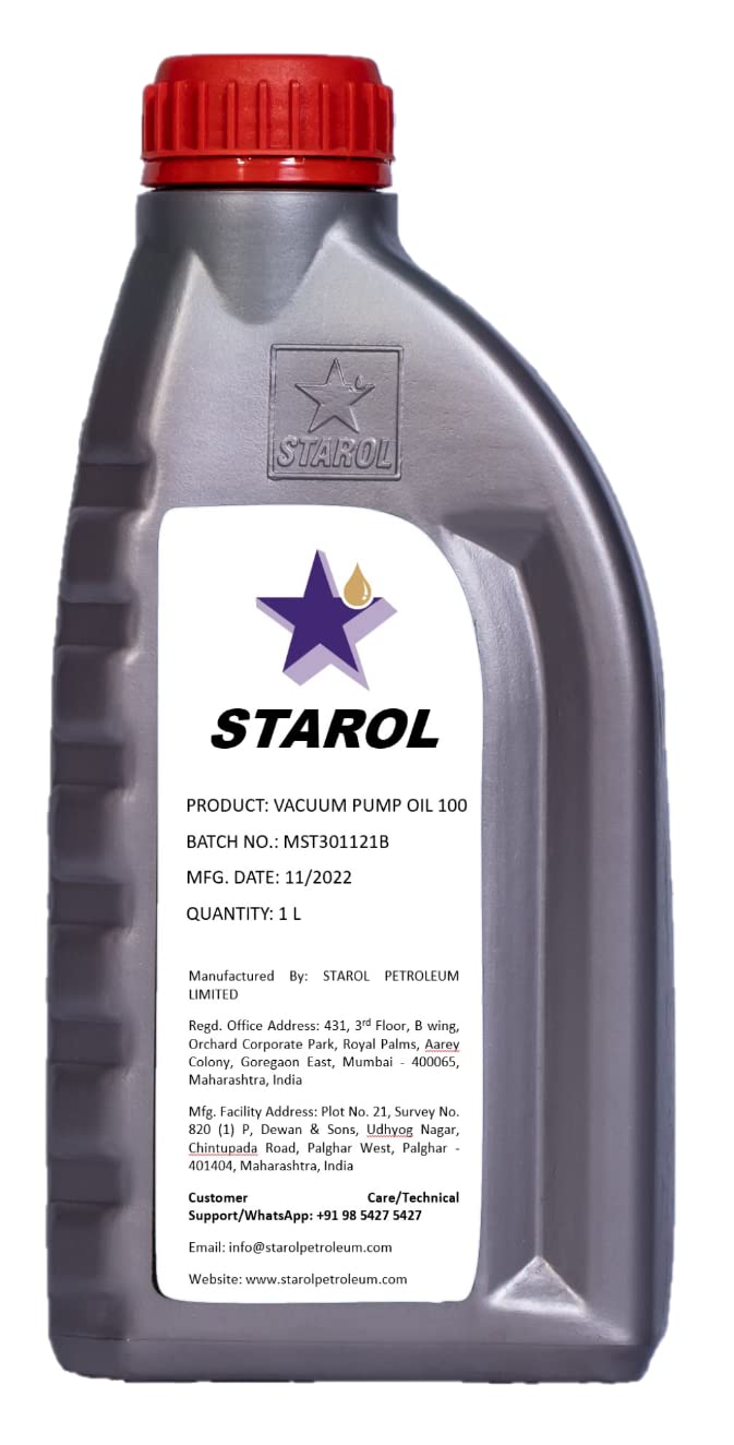 STAROL Vacuum Pump oil 100 (1 L) : Amazon.in: Car & Motorbike