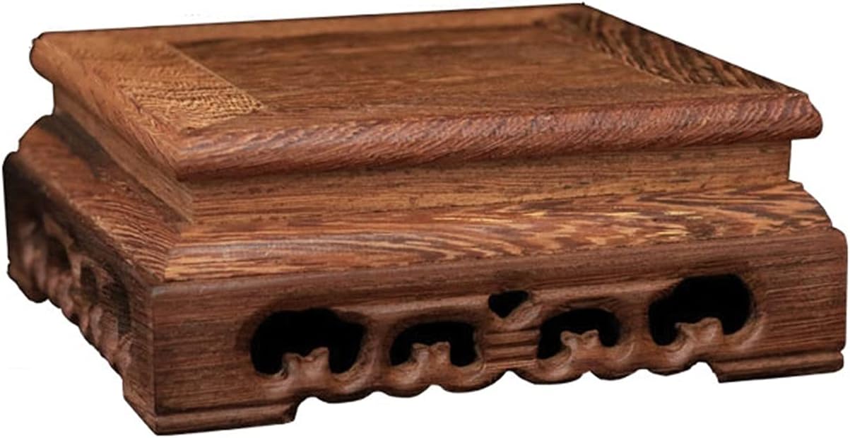 Amazon.com: Wooden Vase Base/Wooden Vase Bonsai Base Wooden Vase Base ...