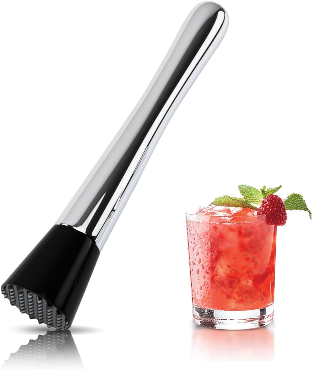 Amazon.com: 304 Stainless Steel Muddler for Cocktails, 2 Pack Fruit ...
