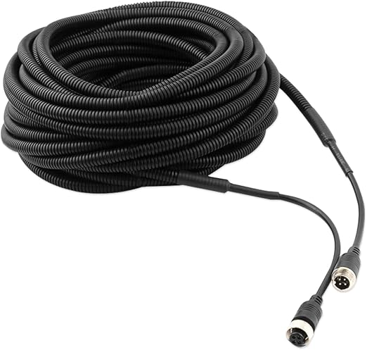 Amazon.com: ULXIOM 4 Pin Backup Camera Extension Cable, 10Ft 4P Bellows ...