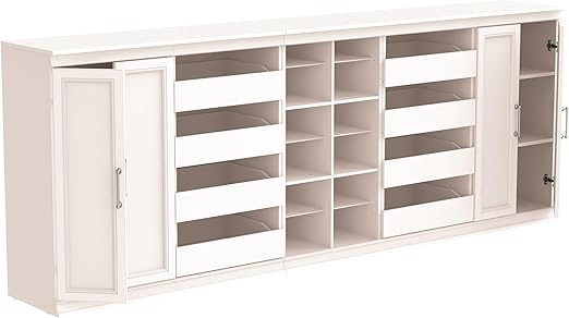 Amazon.com: ClosetMaid Modular Storage 106.97-inch W 8-Drawer 18-Shelf ...