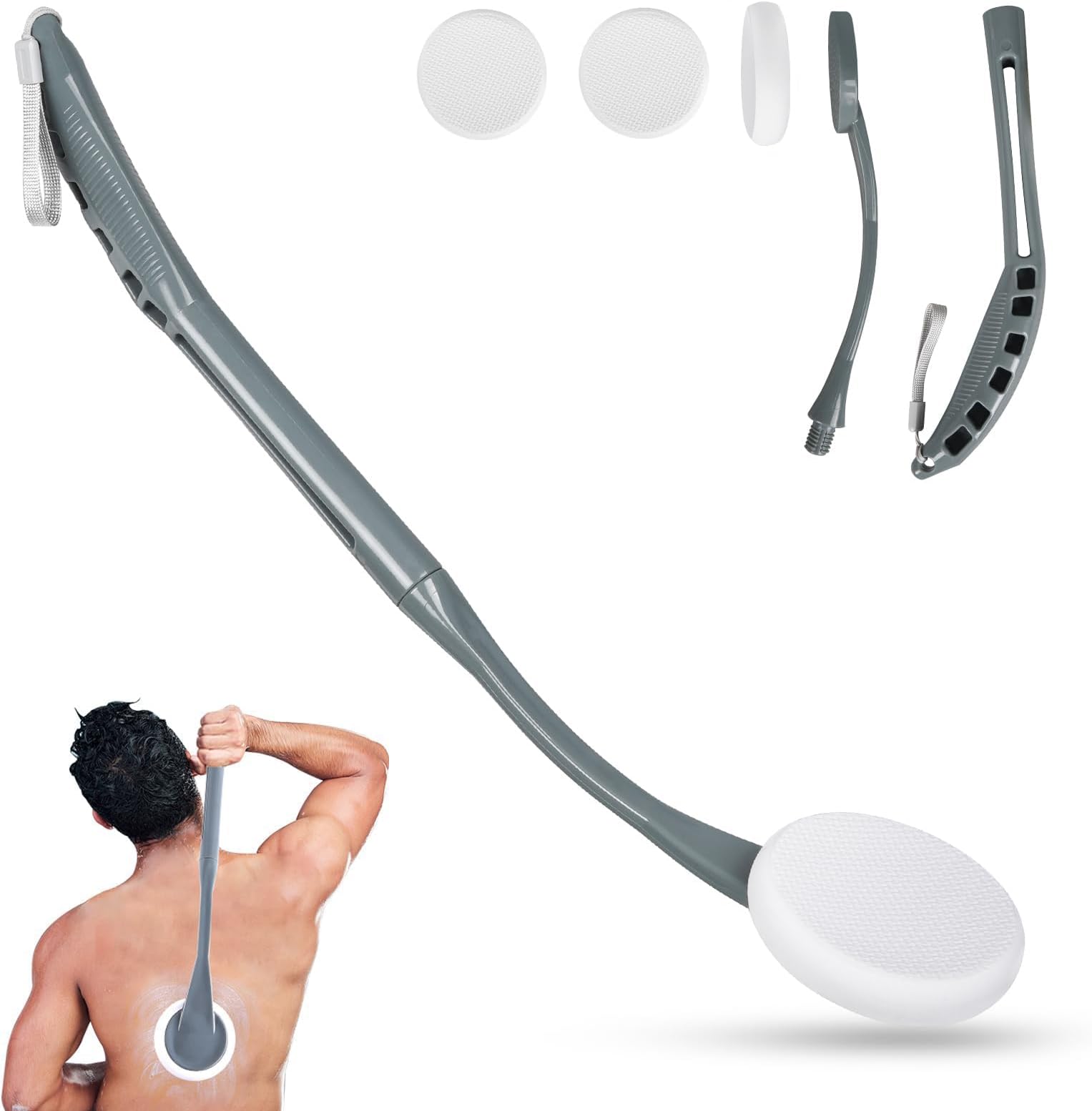 Amazon.com : Svarvns Lotion Applicator for Back and Feet with 2 ...