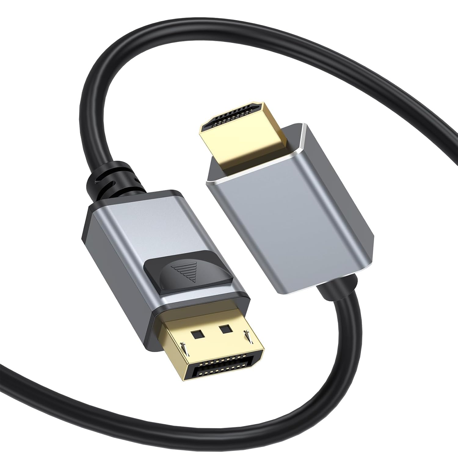 Amazon.com: UVOOI 6FT DisplayPort to HDMI Cable, High Resolution 1080P ...