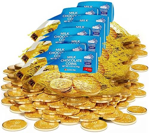 Amazon.com : The Dreidel Company Hanukkah Chocolate Gelt, Milk ...