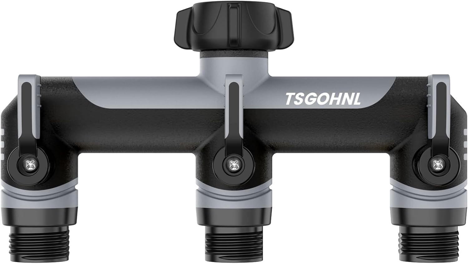 3/4-Inch Garden Hose Splitter, Outdoor Faucet Adapter, Patio Hydrant ...