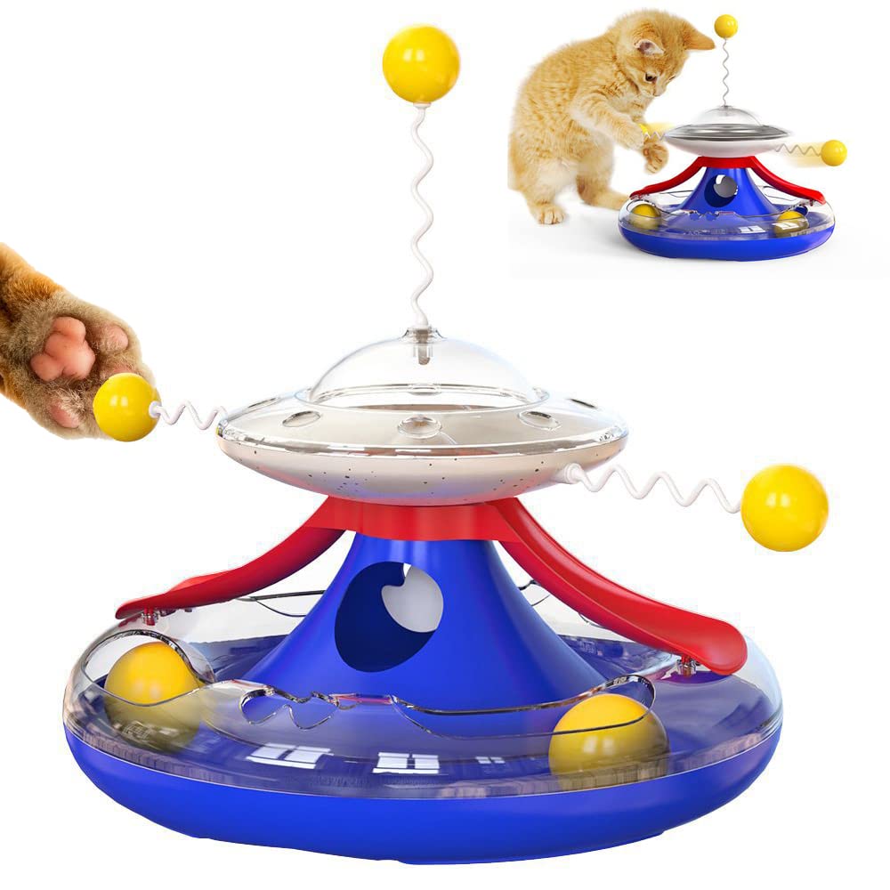 Amazon.com : Cdipesp 3 in 1 Interactive Cat Toys Balls Cat Fidget ...