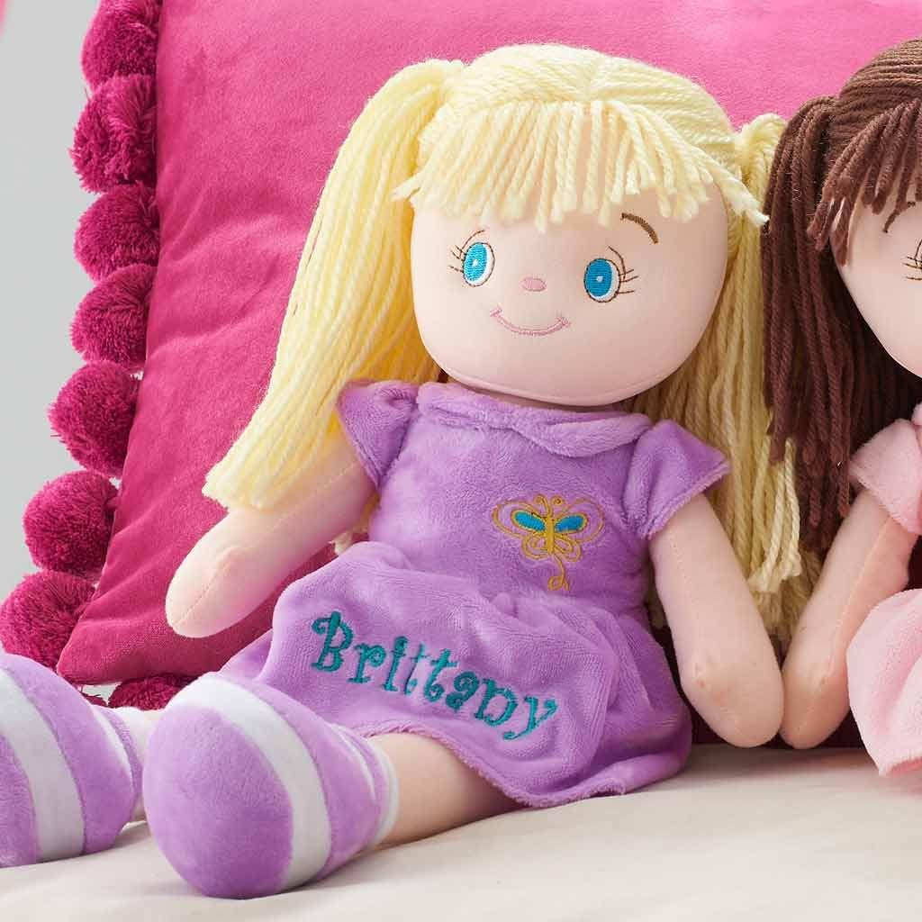 Amazon.com: DIBSIES Personalized Butterfly Snuggle Doll - 15 Inch ...