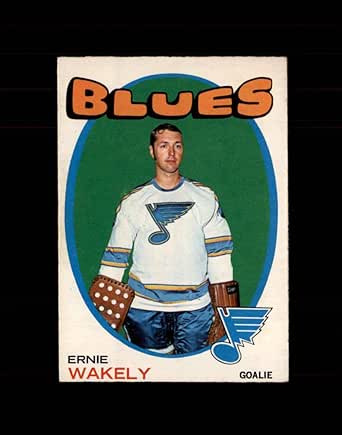 Amazon.com: 1971 O-Pee-Chee Hockey #081 Ernie Wakely STARX 6 EX/MT ...