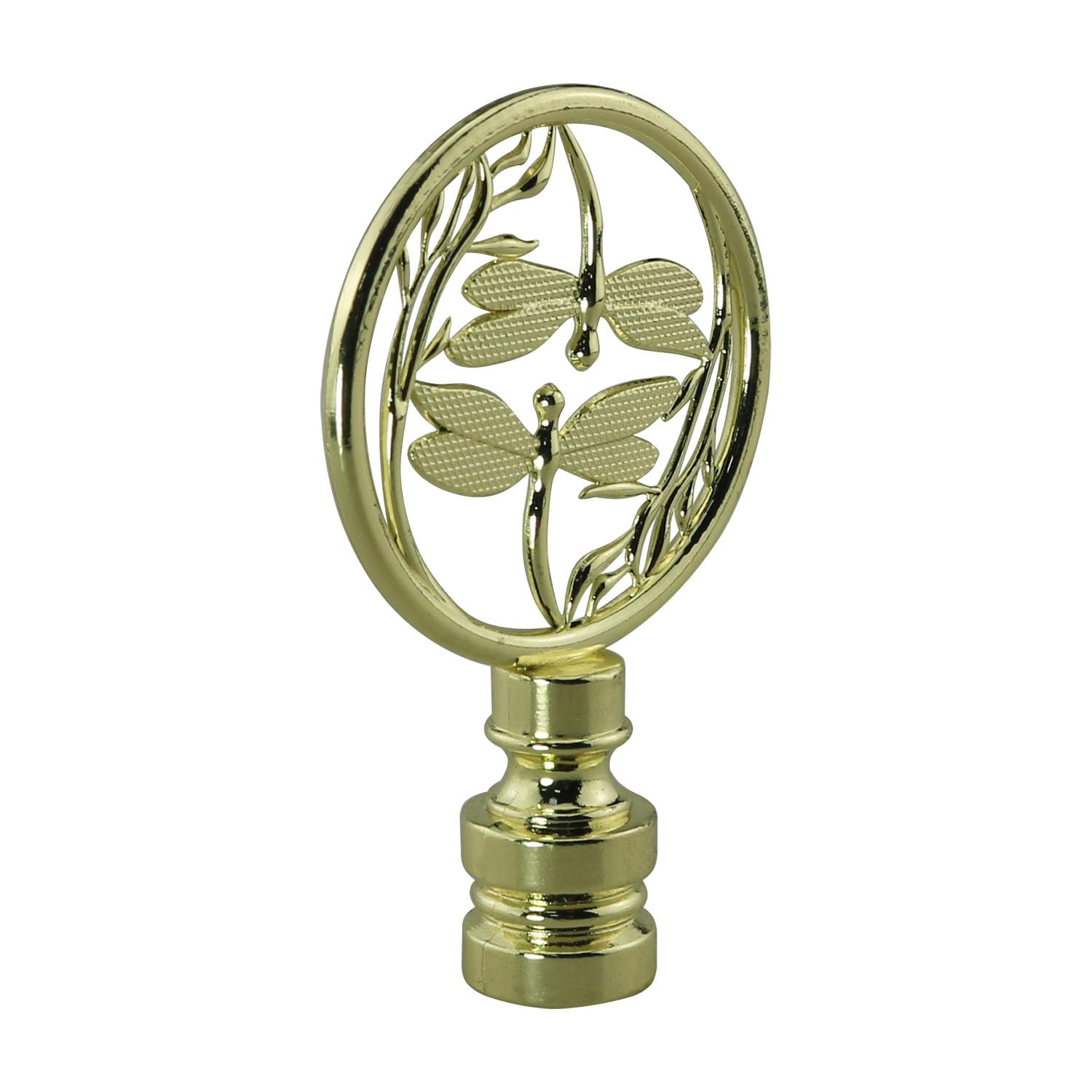 DGBRSM Double Dragonflies Lamp Finials 1-3/8 Inches Lamp Finial Cap ...