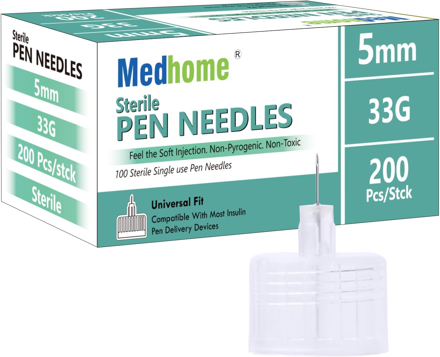 Amazon.com: (150 Ct) LivaClean Health Pen Needles for Insulin - 32G x ...