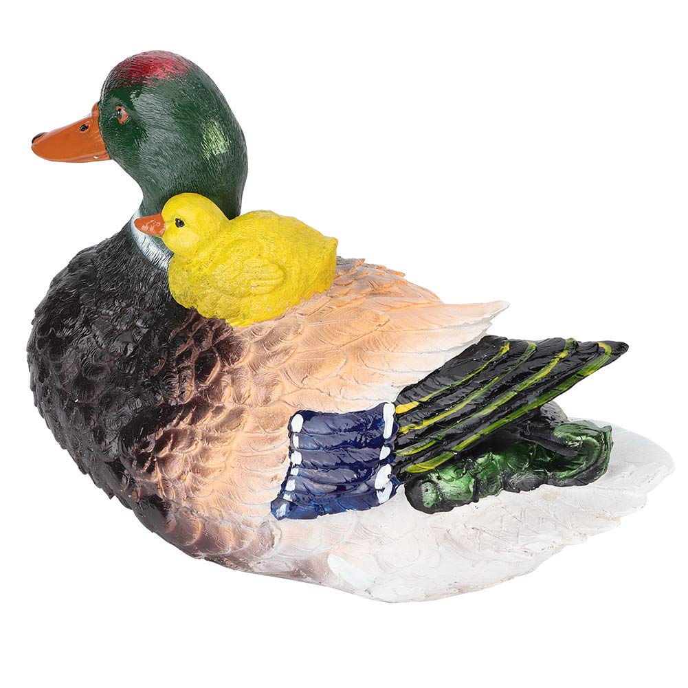 Duck Statue, Floating Resin Duck Figurine Outdoor Lawn Yard Decor Resin ...