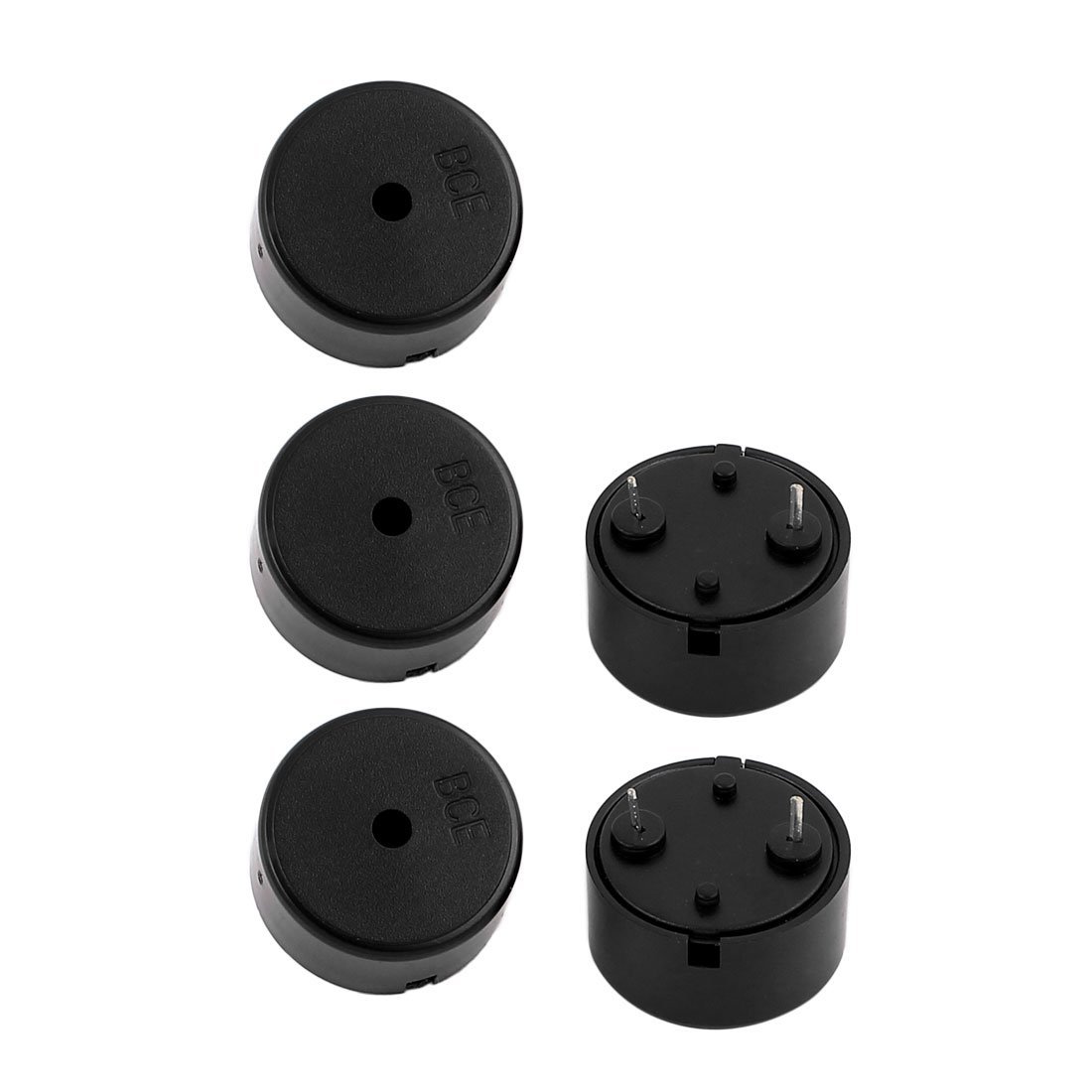 KCHOICE® 5pcs DC 9V 2 Terminals 85DB Piezo Passive Stereo Electronic ...