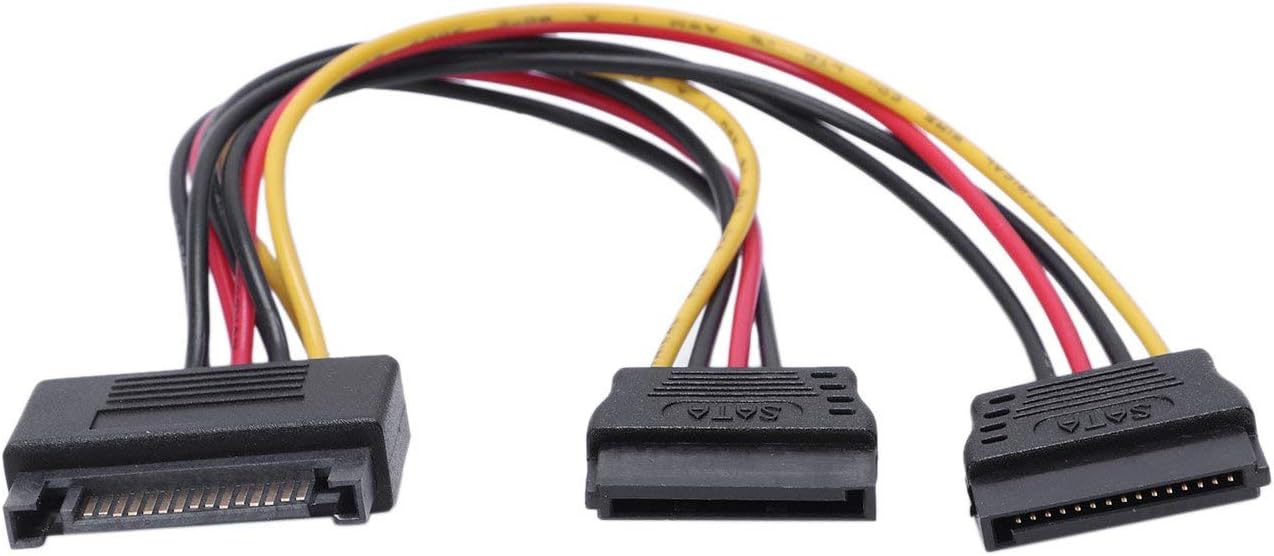 Amazon.co.jp: Bureau Sata Hard Drive Power Cord 15 Pin 1min 2 Turn ...