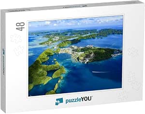 Amazon.com: Full View of Palau Malakal Island & Koror - World Heritag ...