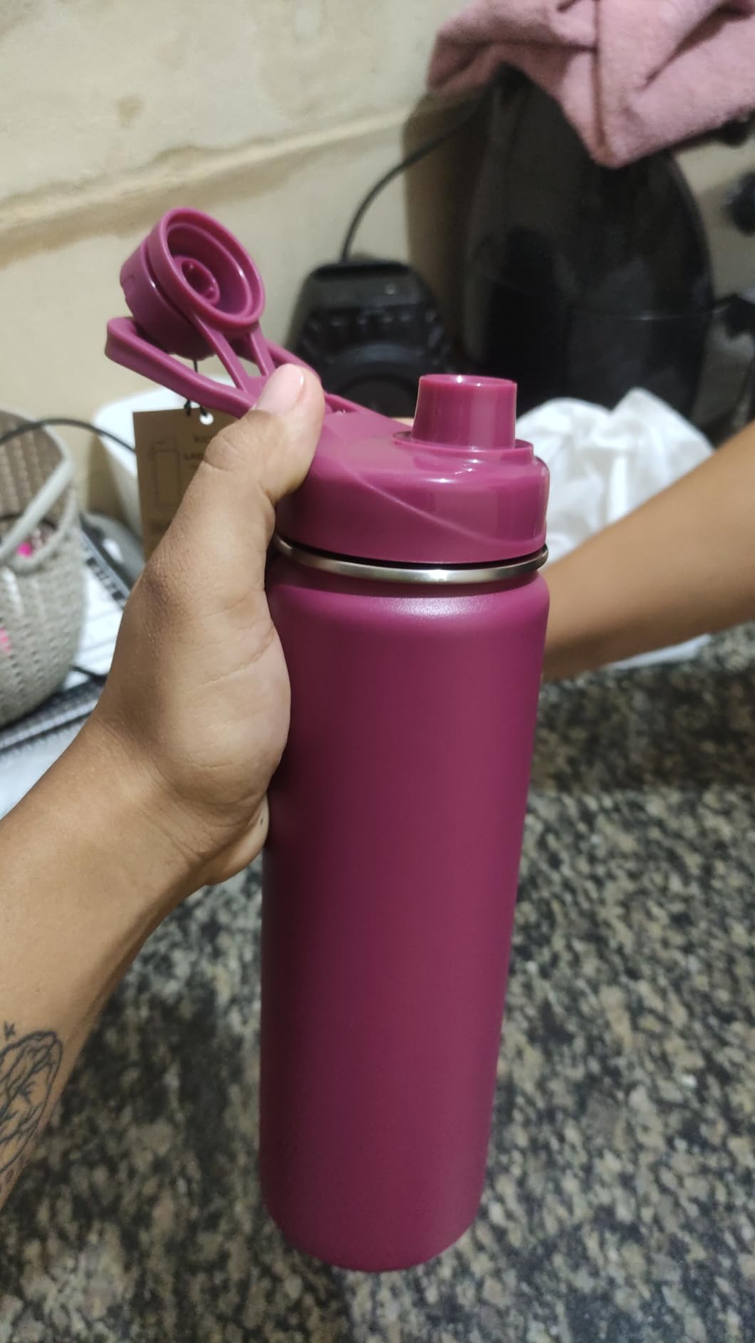 Garrafa Térmica Kouda 660ml Marsala - Ladakh : Amazon.com.br: Cozinha