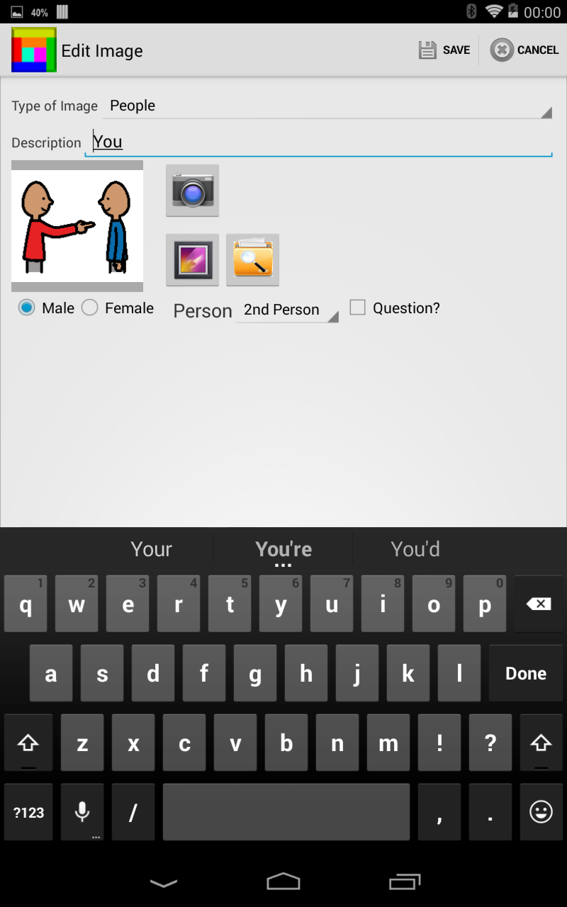 AAC Talking Tabs - App on the Amazon Appstore