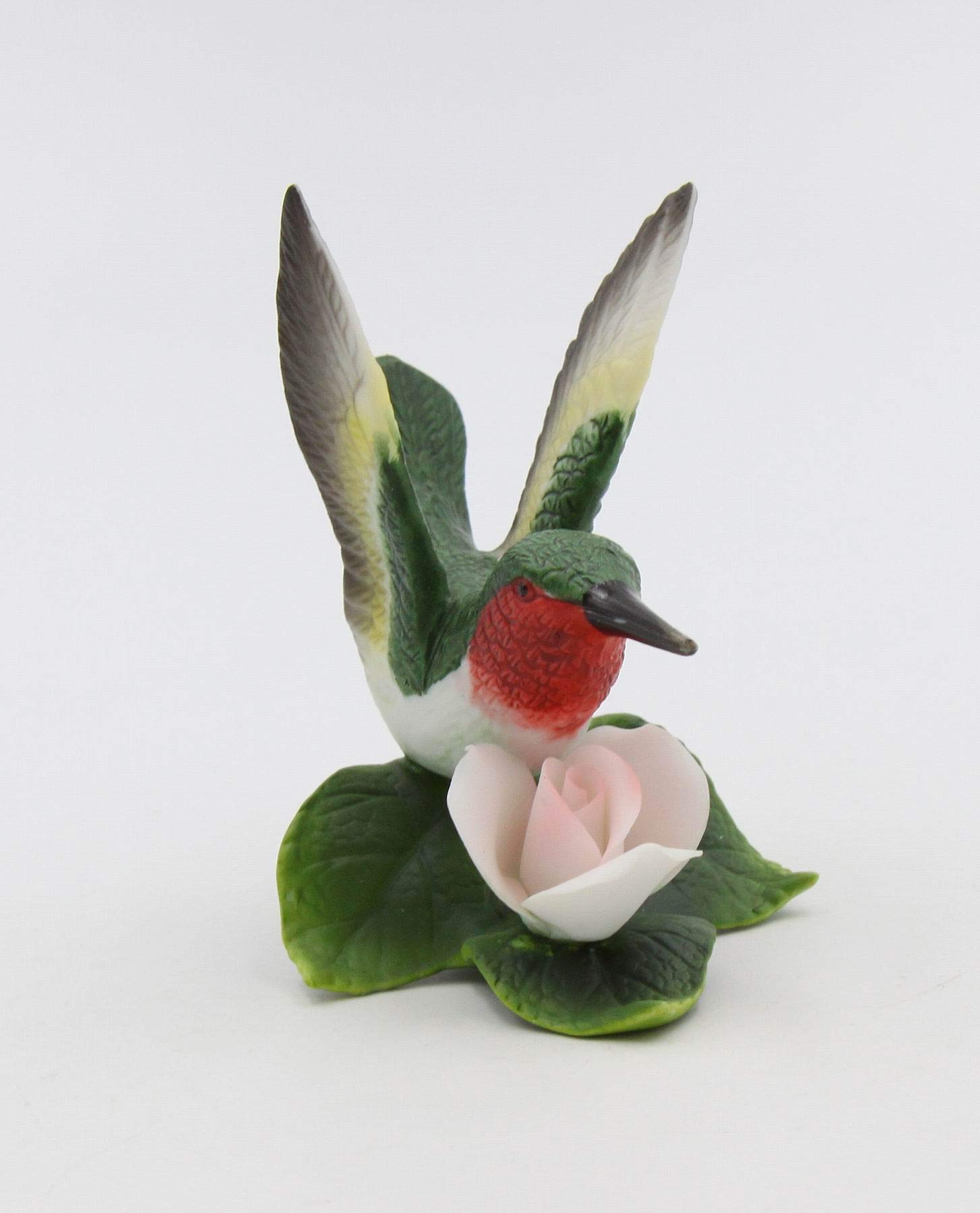 Amazon.com: Cosmos Gifts Fine Elegant Porcelain Hummingbird with Pink ...