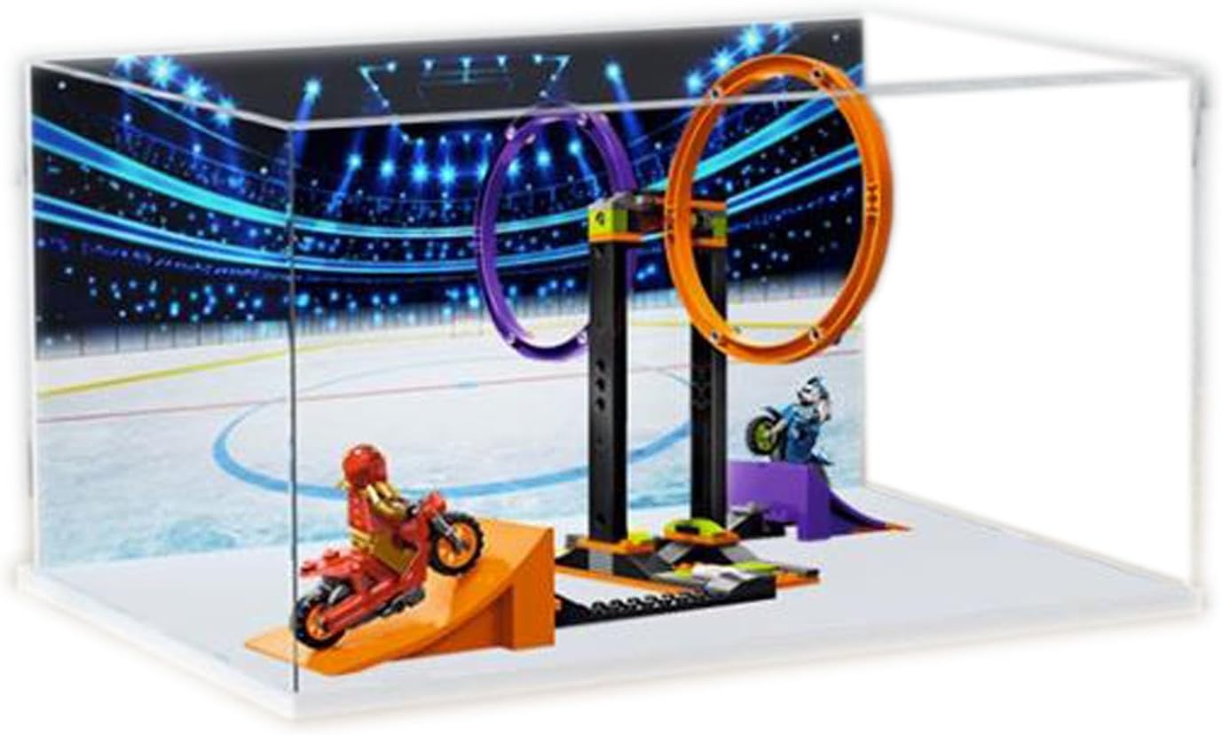 Amazon.com: Acrylic Display Case for Lego City Stuntz Spinning Stunt ...