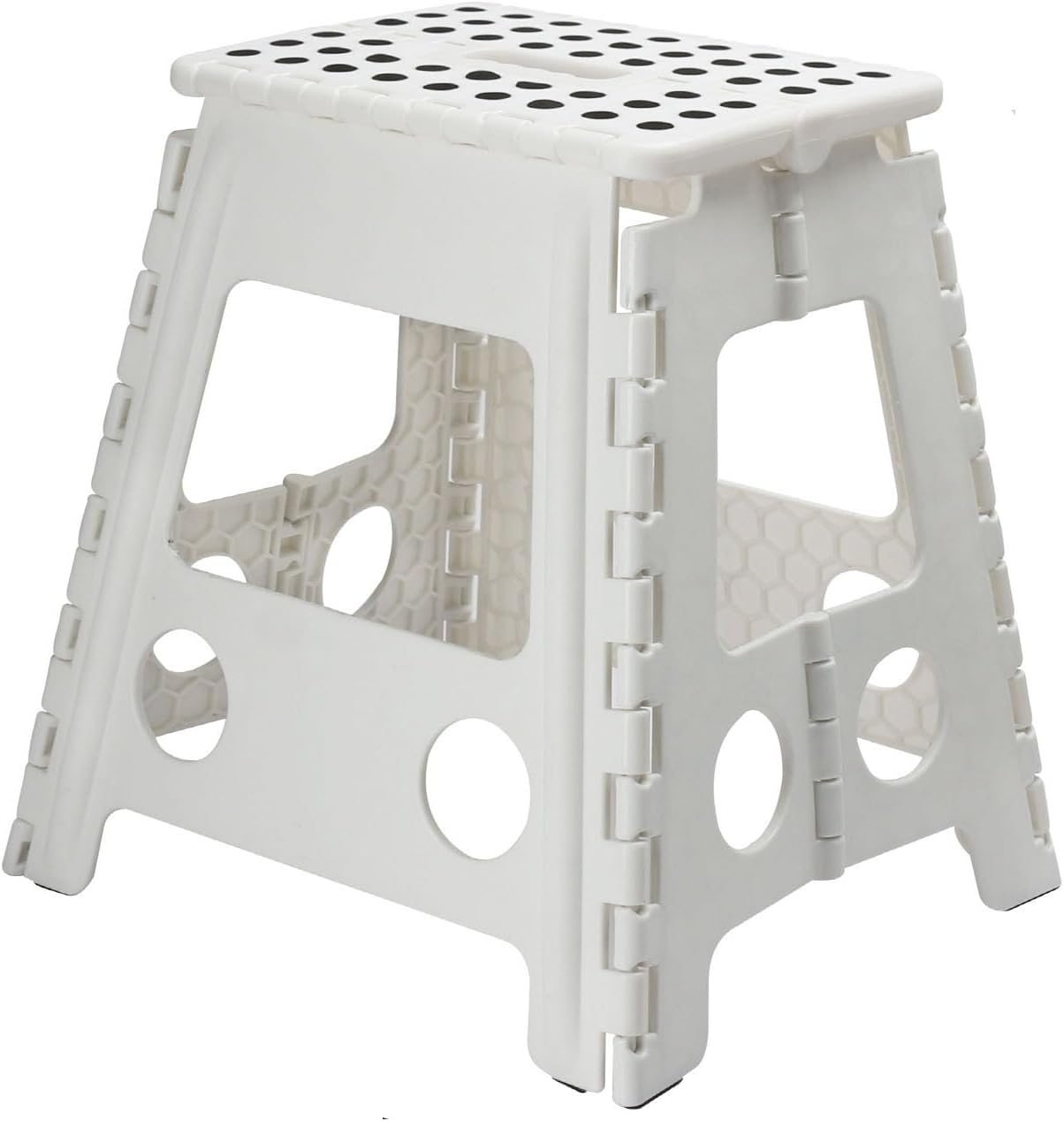 LIVIVO Folding Step Stool – Compact and Lightweight Two Tier Anti Slip ...