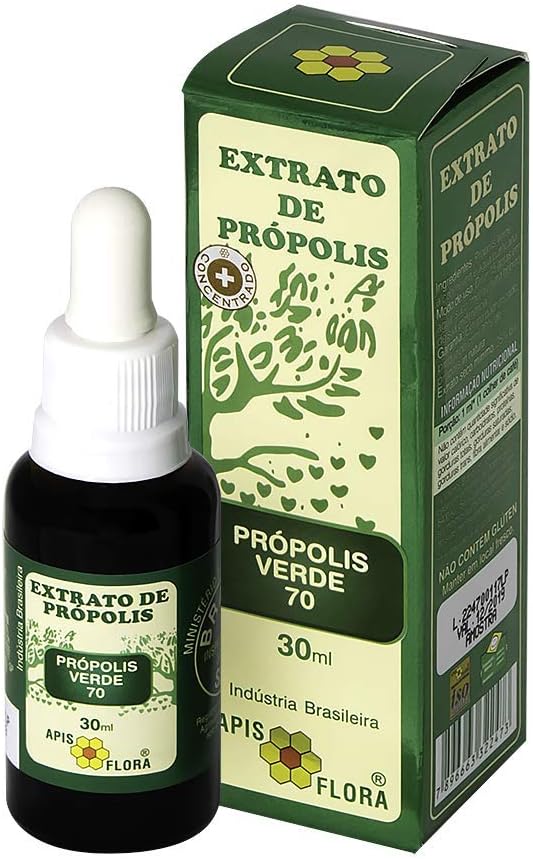 Extrato de Própolis Verde 70 - 30 ml, Linha Própolis Apis Flora ...