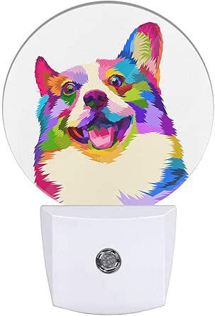 EKOBLA Dog Night Lights Plug into Wall Cute Dog Puppy Animal Night Lamp ...