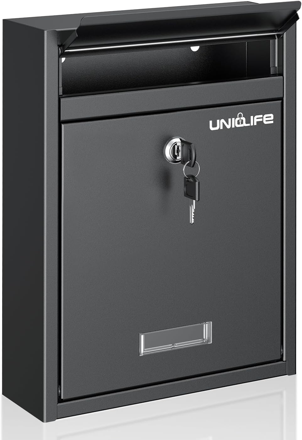 Uniclife Wall Mount Mailbox for Outside, Locking Mail Box, Large ...