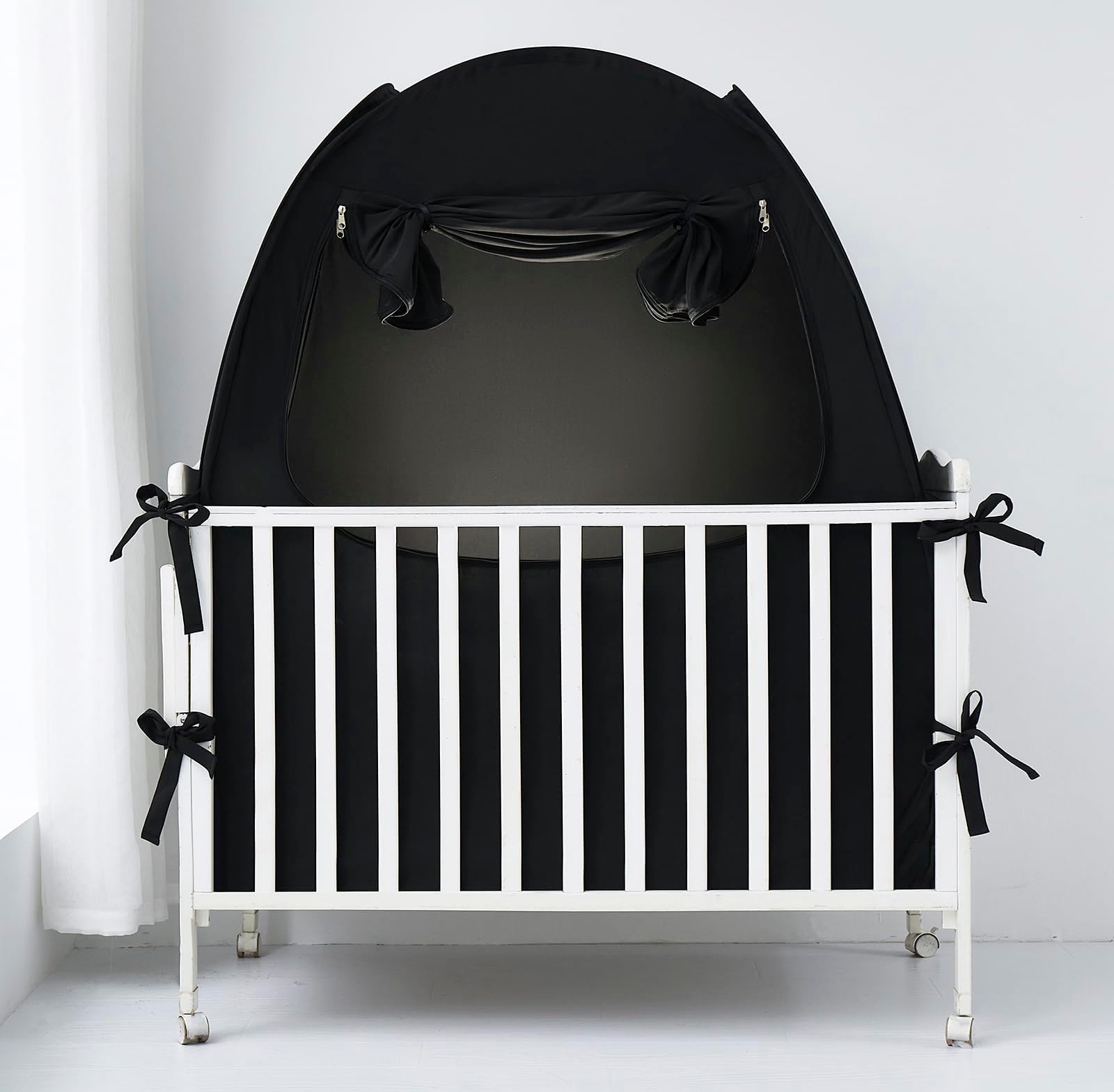 Amazon.com: Mengersi Blackout Crib Tent Safety Pop Up Tent,Mini Crib ...