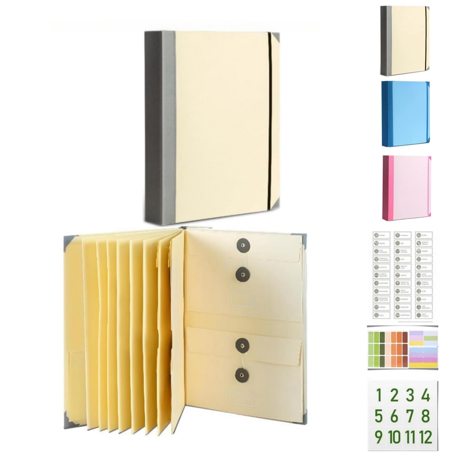 Amazon.com : Veleron Life Book Organizer with Labels, If i Die Binder ...