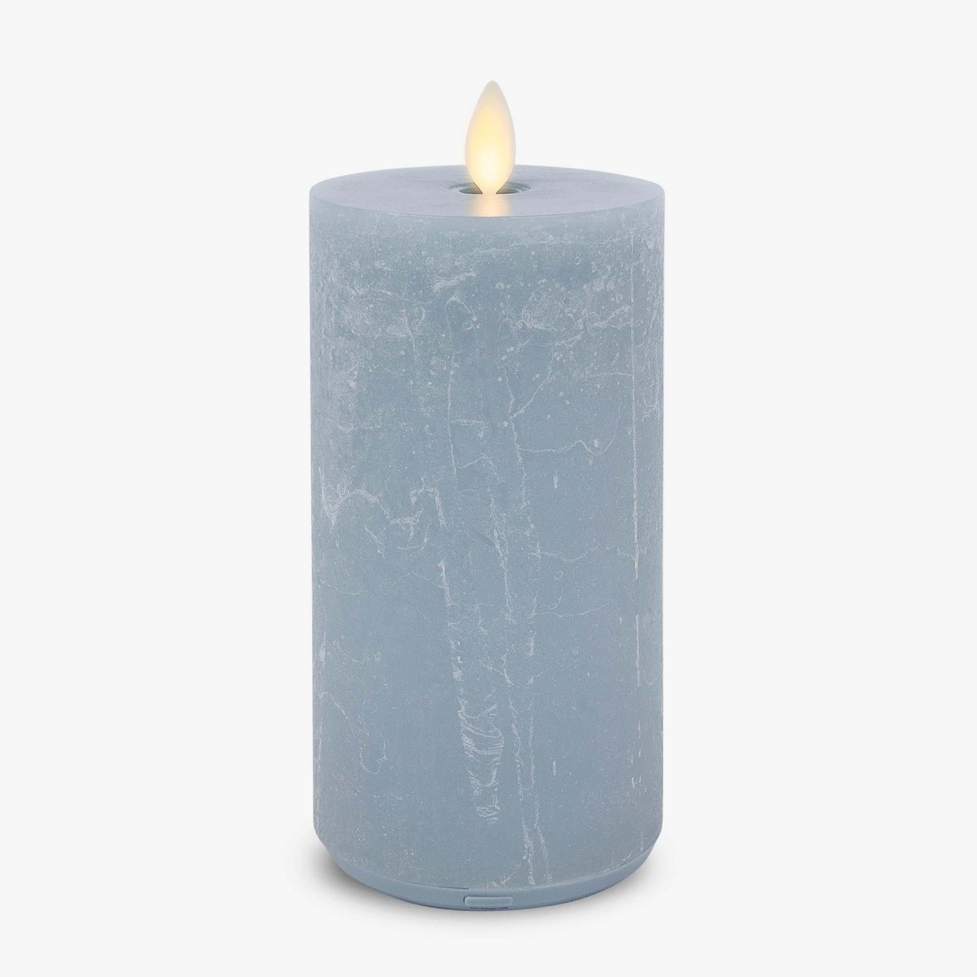 Amazon.com: Luminara Seaglass Silver Blue Rechargeable Flameless Candle ...