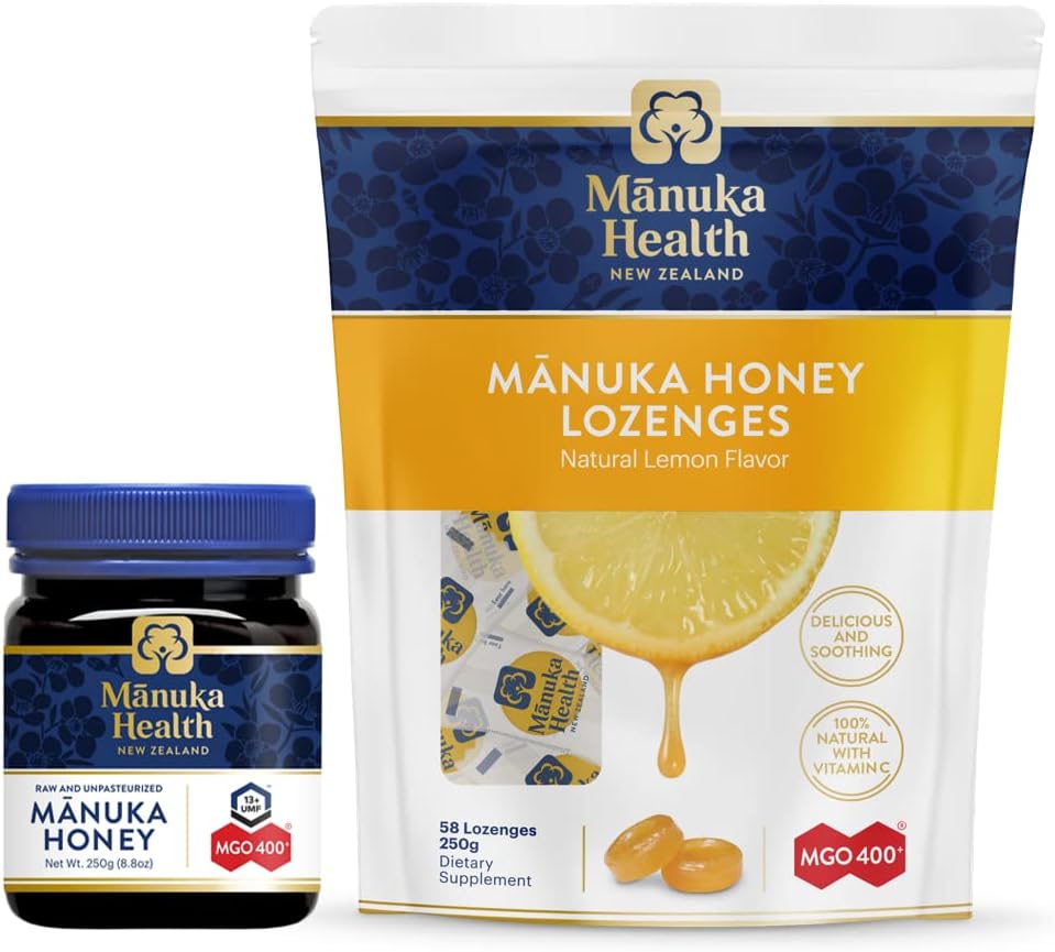 Amazon.com: Manuka Health, MGO 400+ Manuka Honey and MGO 400+ Manuka ...