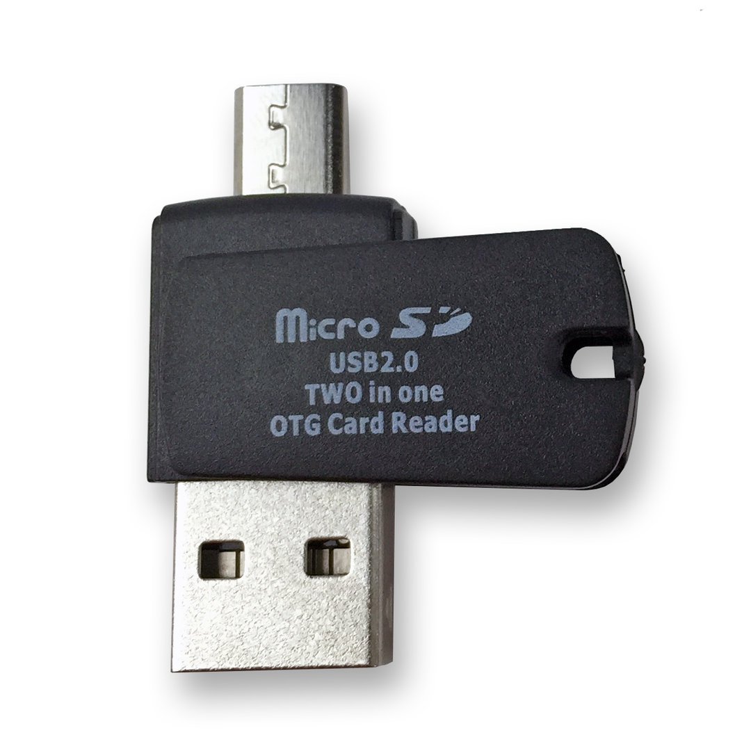 Multi-functional Micro USB OTG Adapter & SD TF Card Reader - Compatible ...