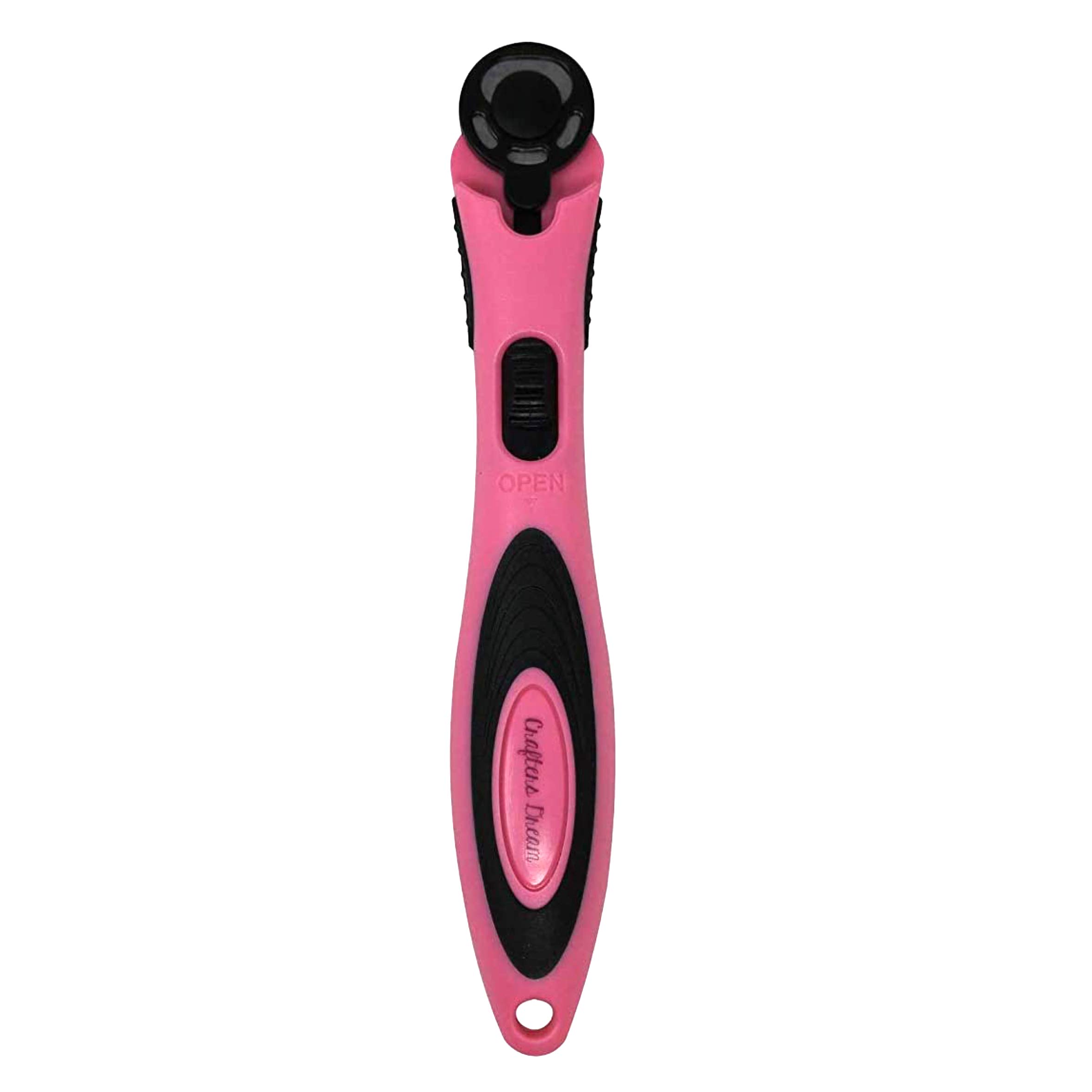 Amazon.com: Crafters Dream Pink Soft Grip Rotary Cutter 18mm Right ...
