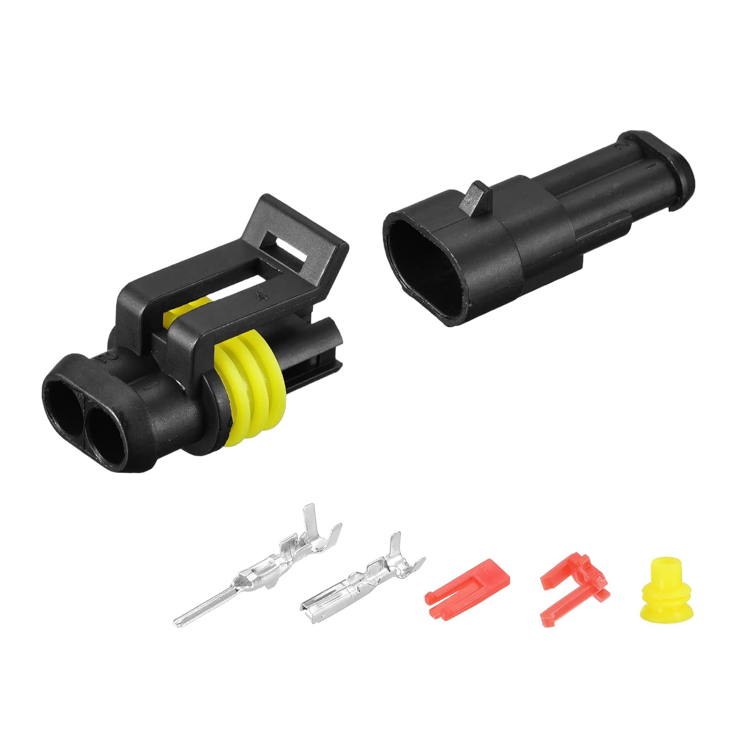 MECCANIXITY Waterproof Connector Electrical Quick Connect 2 Pin Wire ...
