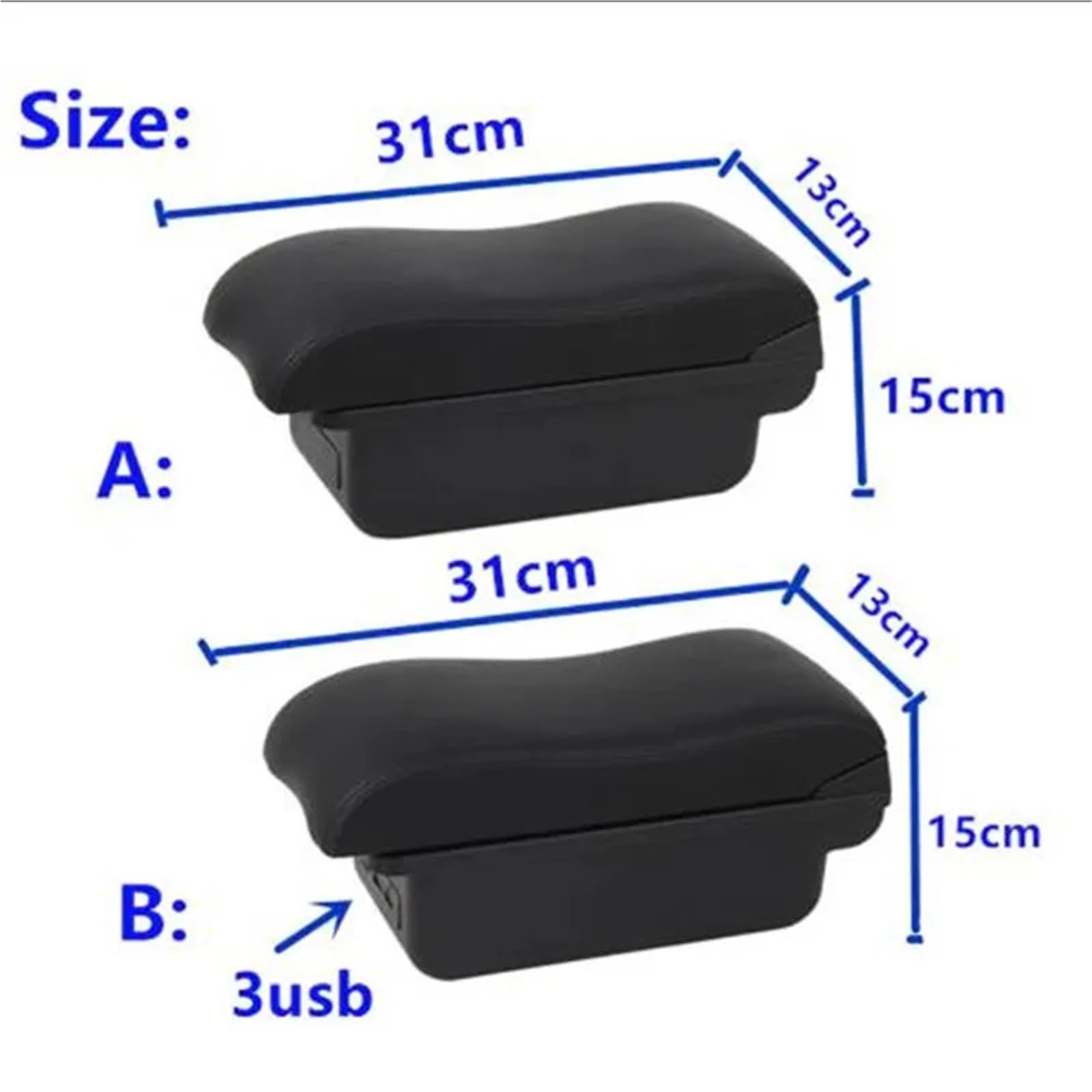GENUINE BMW MINI Cooper R60 R61 Centre Console Arm Rest Armrest Black ...