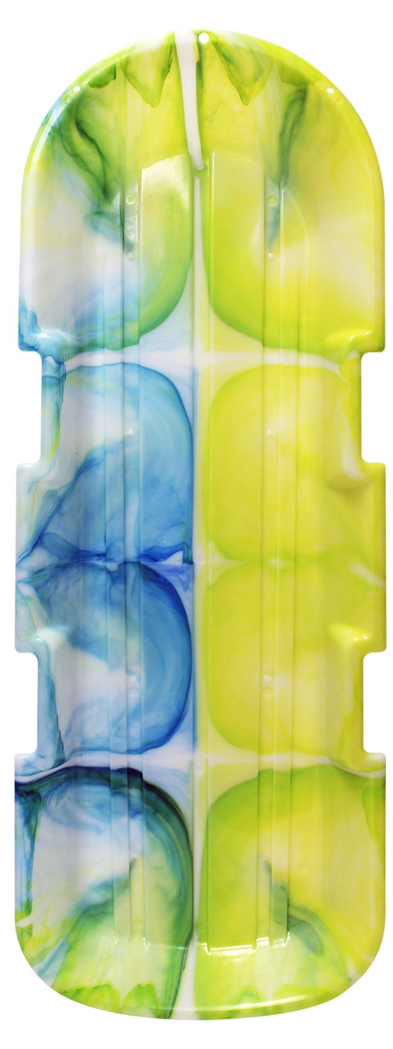 Amazon.com : ESP 48" Day Glow Sno-Twin Toboggan – Two-Rider Sled ...