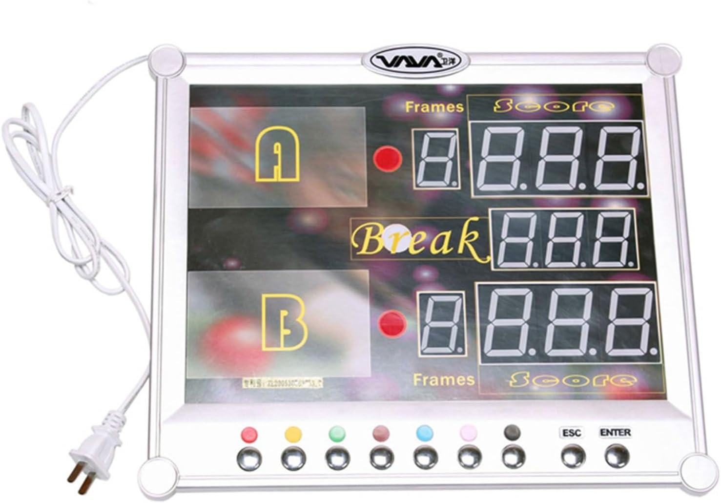 Amazon.com: GHRERTX Electronic Snooker Scoreboard,Remote Controlled ...