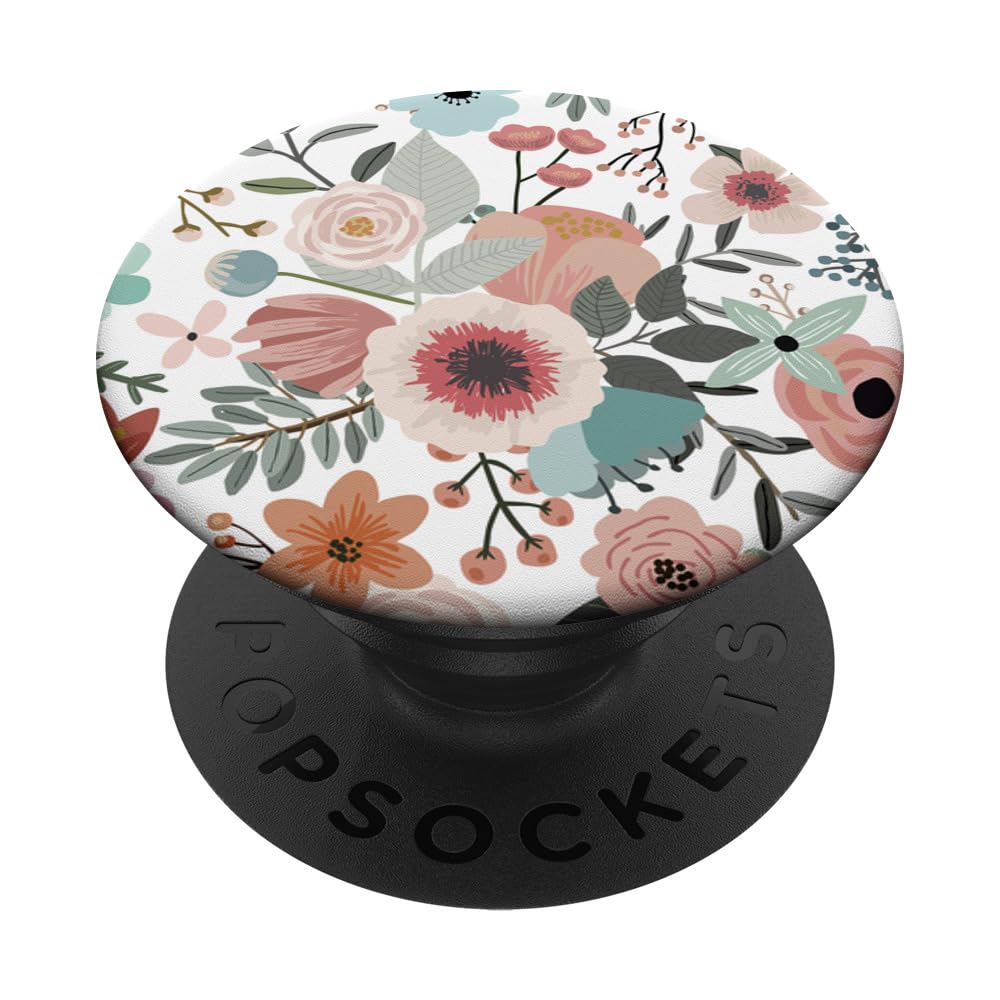 Amazon.com: Colorful Wildflower Garden Boho Botanical Floral Pattern ...