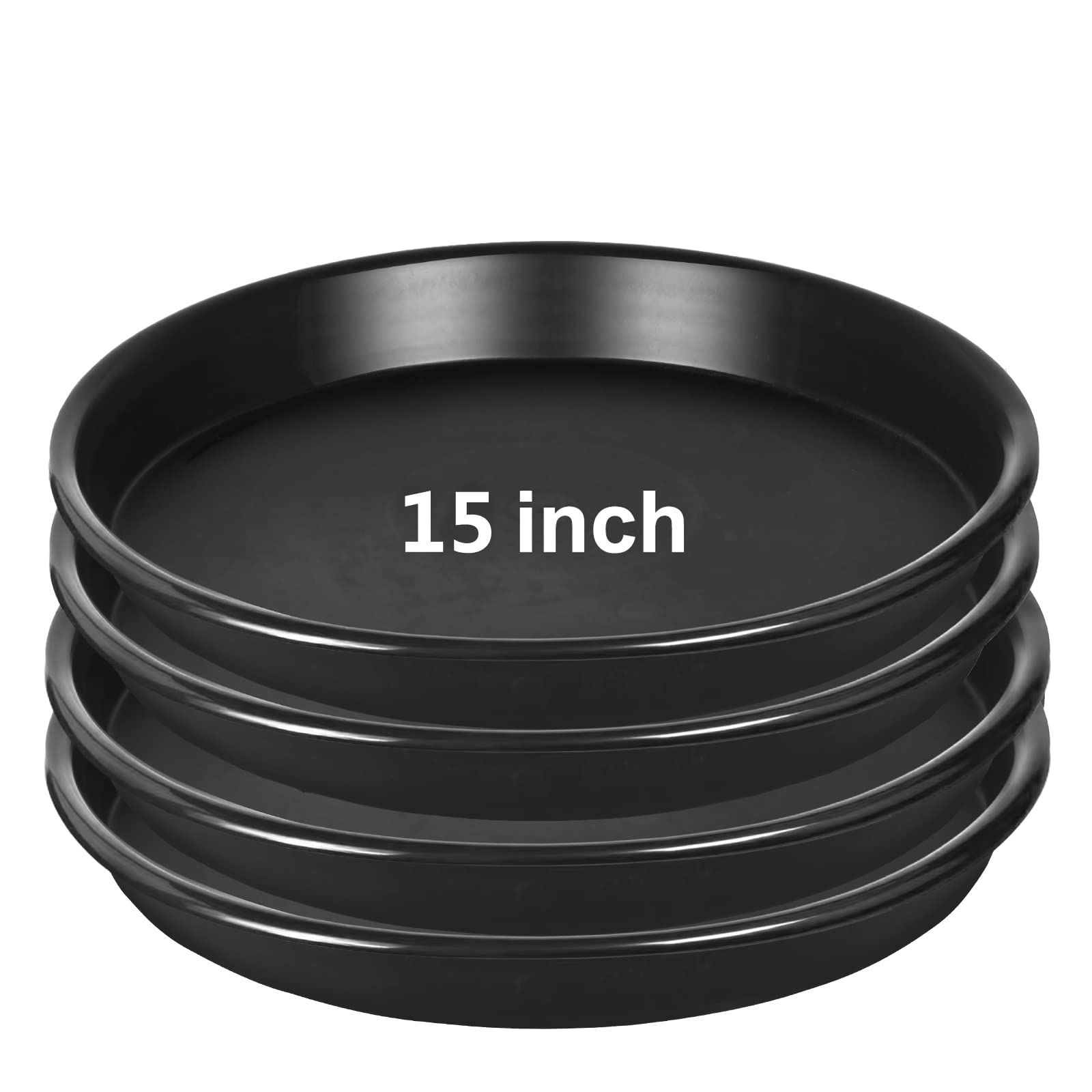 Snapklik.com : NABAOXUN 4 Pack 15 Inch Plant Saucer Plastic Plant ...