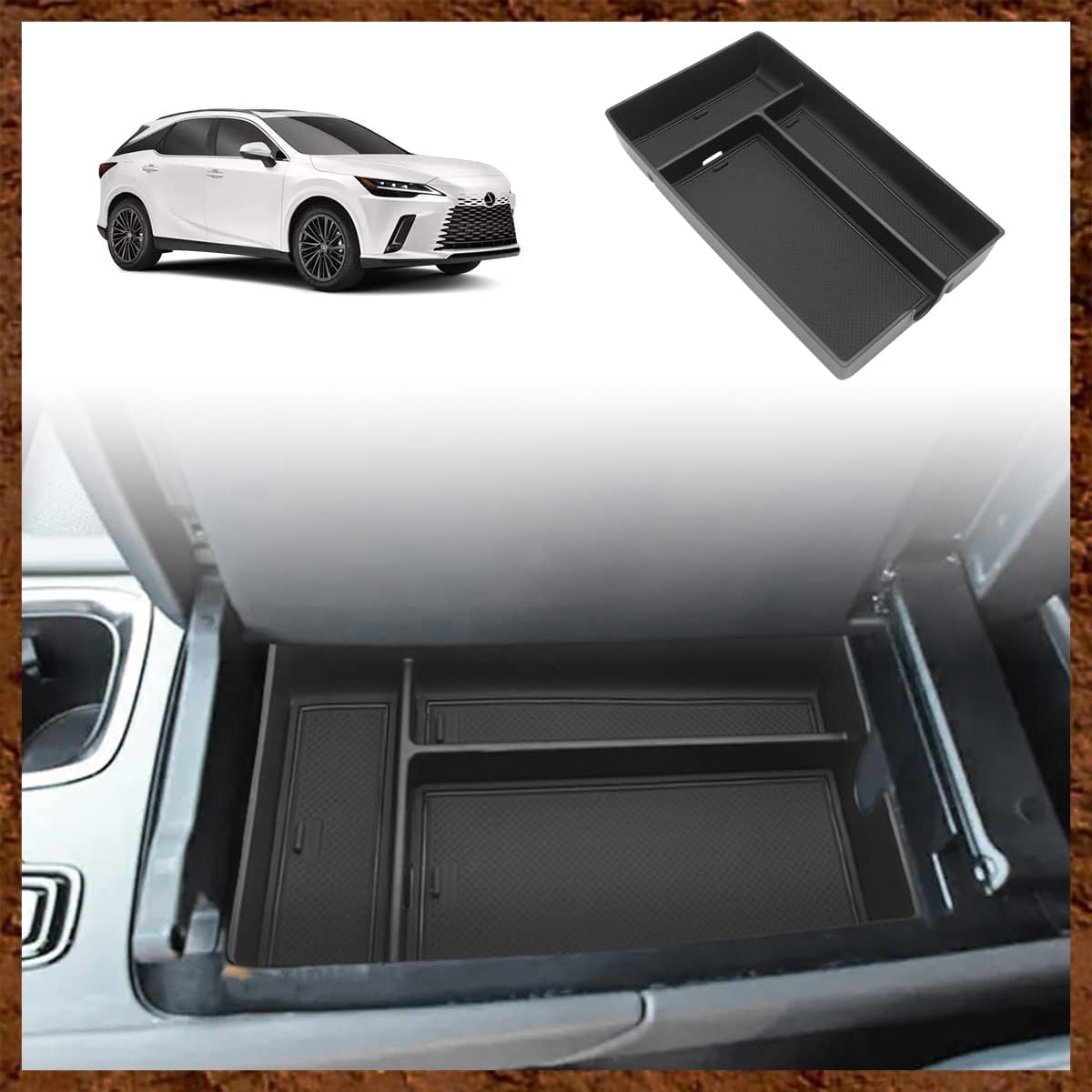 Amazon.com: Muslogy Compatible with Lexus RX 2023 2024 Center Console ...