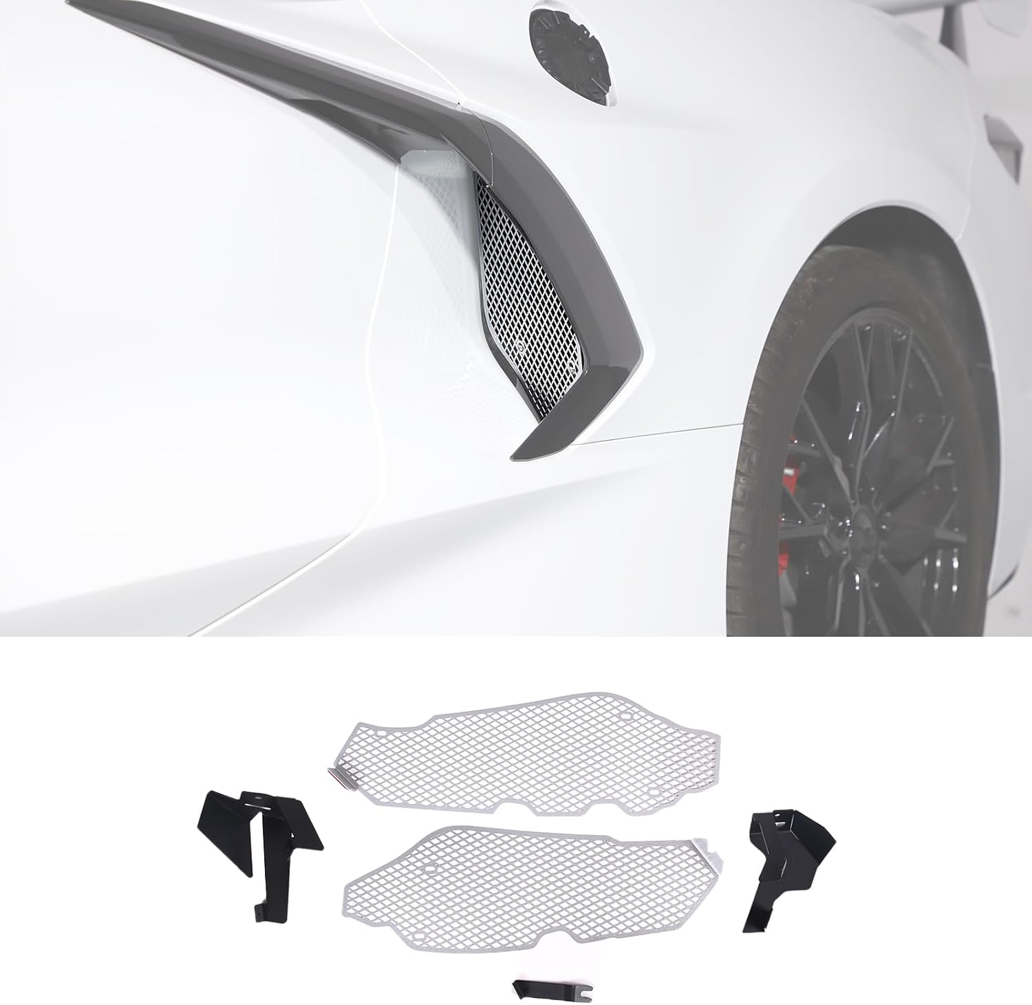 Amazon.com: Side Intake Grill Guards Mesh Compatible with Chevrolet ...