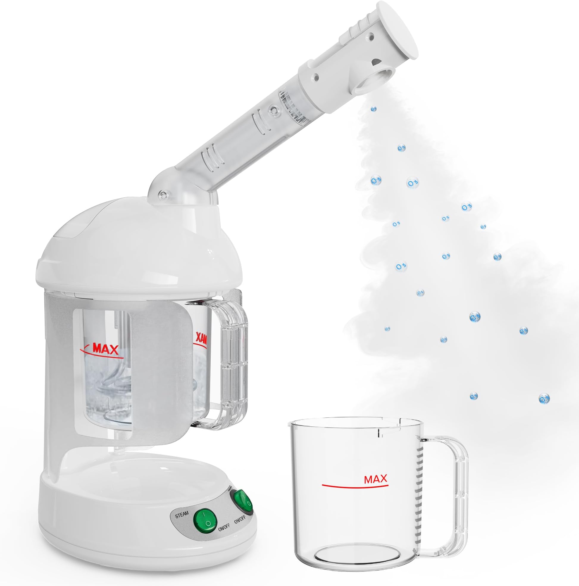 Amazon.com: Nisperos Nano Ionic Facial Steamer - 360° Rotatable Sprayer ...