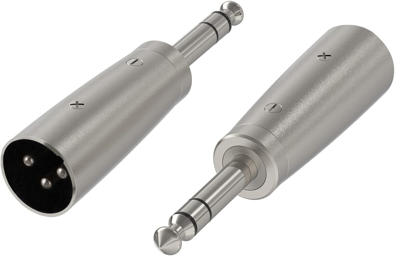 Geekria for Creators XLR Male to 1/4 Inch (6.35mm) TRS Male Microphone ...