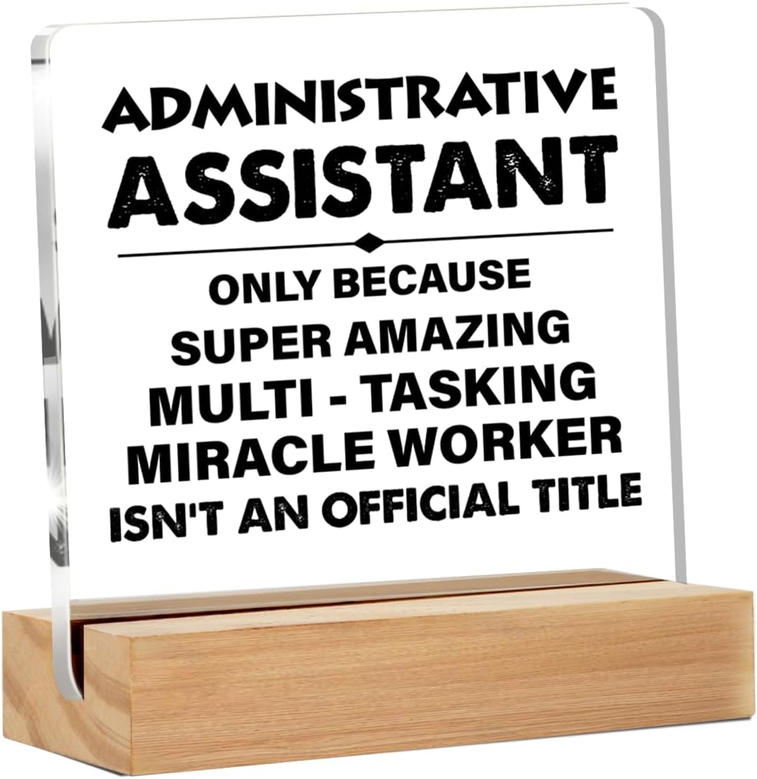 Amazon.com: Administrative Assistant Gifts Secretary Appreciation Gift ...