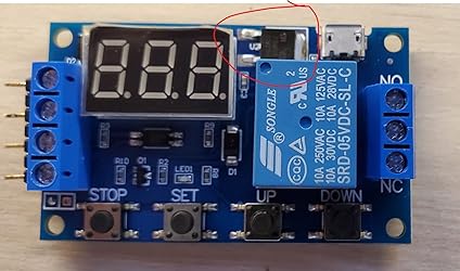 Amazon.com: [2 Pack] DC 6-30V Timer Relay Programmable Delay Relay Module Cycle Timer with LED ...