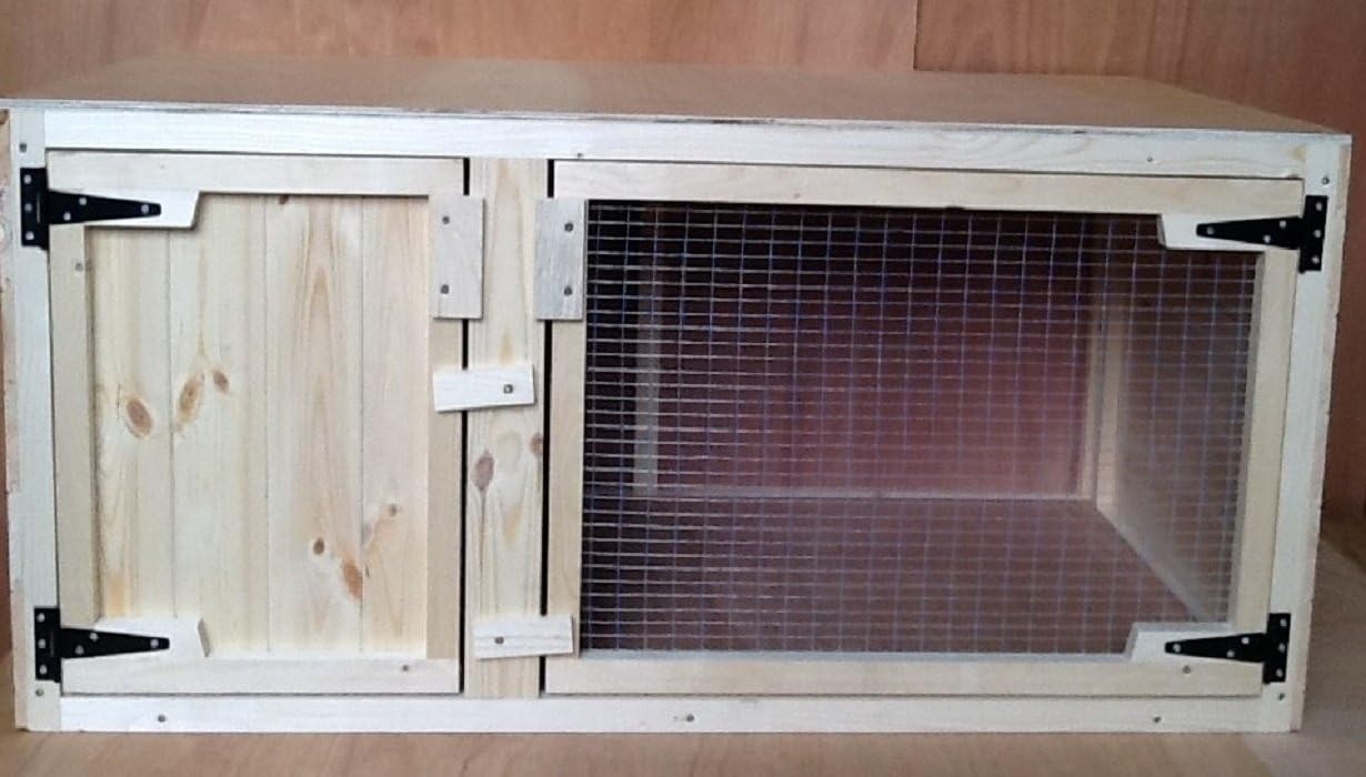 Delton Pets 4ft Large Rabbit/Guinea Pig/Hedgehog, Indoor Hutch, Breeder ...