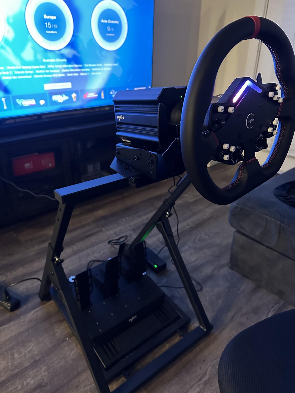 $14/mo - Finance PXN V12 Lite Gaming Steering Wheel - 6Nm Torque Direct ...