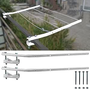 parpyon® Bracci Stendibiancheria da balcone esterno, Stendibiancheria ...